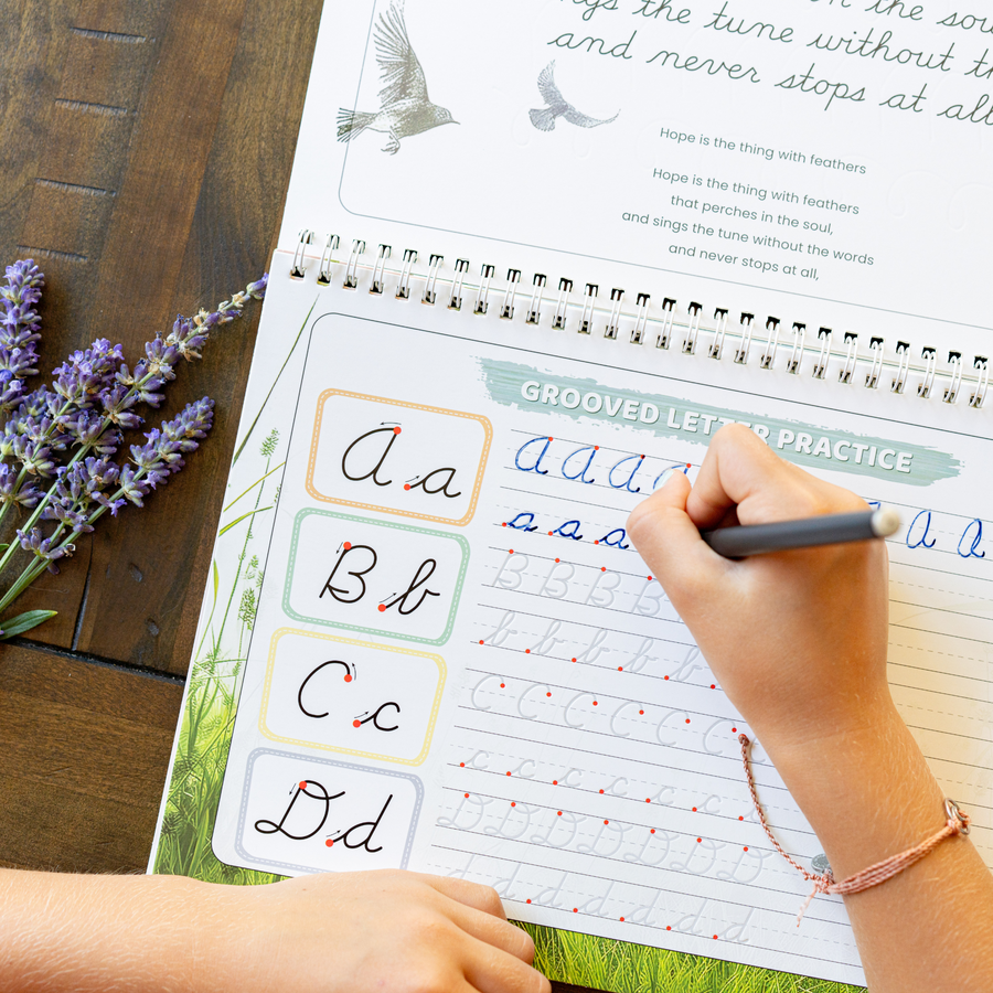 Cursive Reusable Grooved Handwriting Workbooks – Grooved Learning